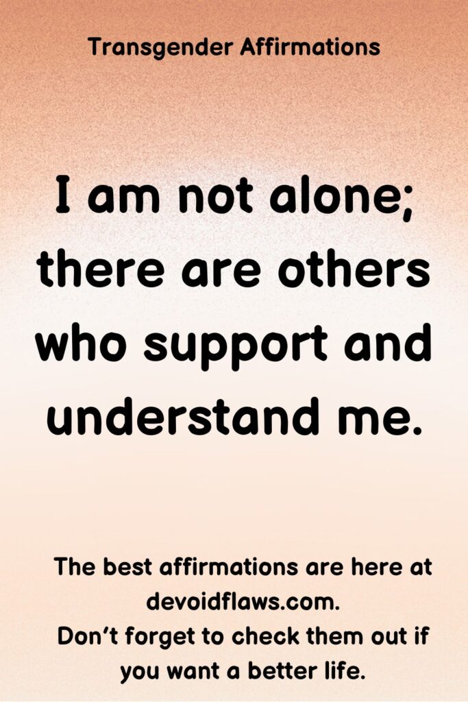 120 Powerful Transgender Affirmations to Repeat Daily