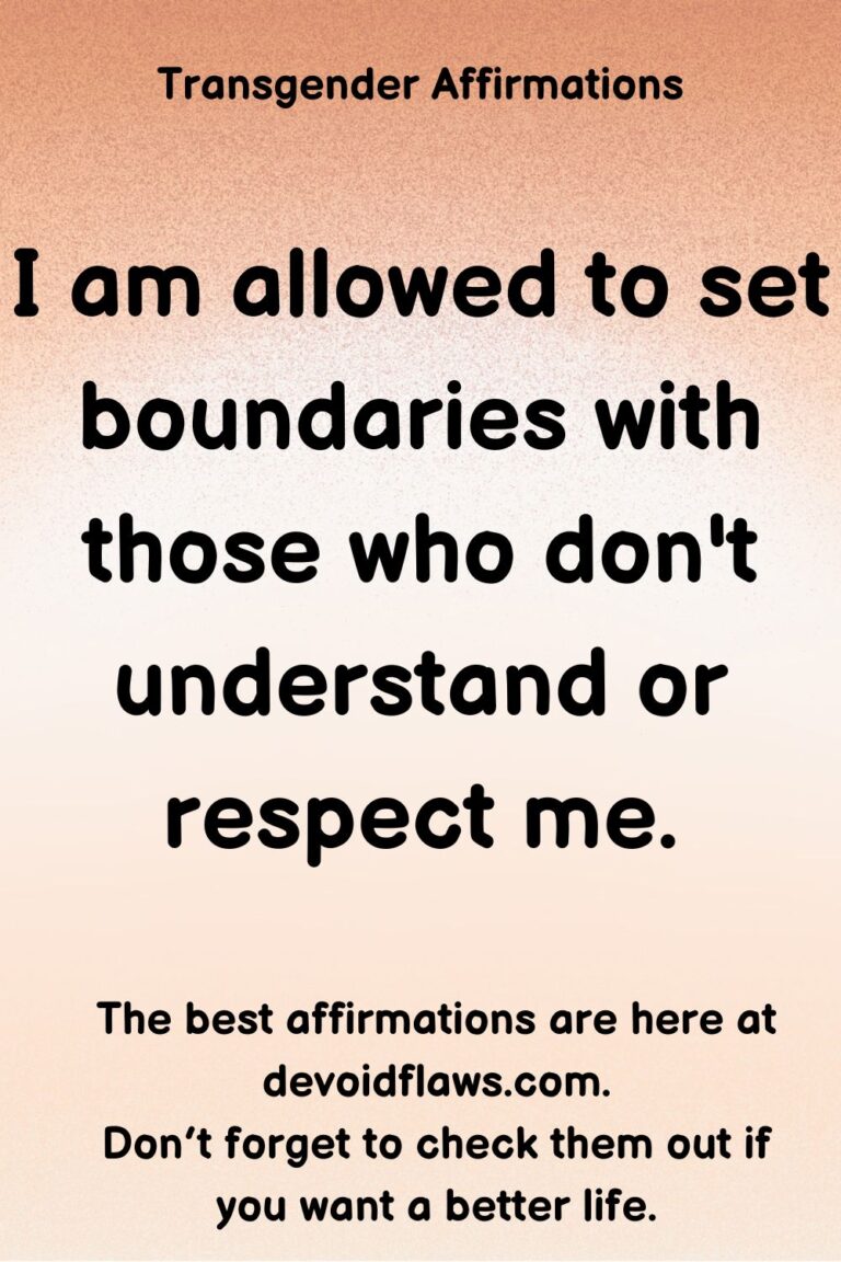 120 Powerful Transgender Affirmations to Repeat Daily