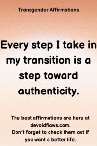 120 Powerful Transgender Affirmations to Repeat Daily