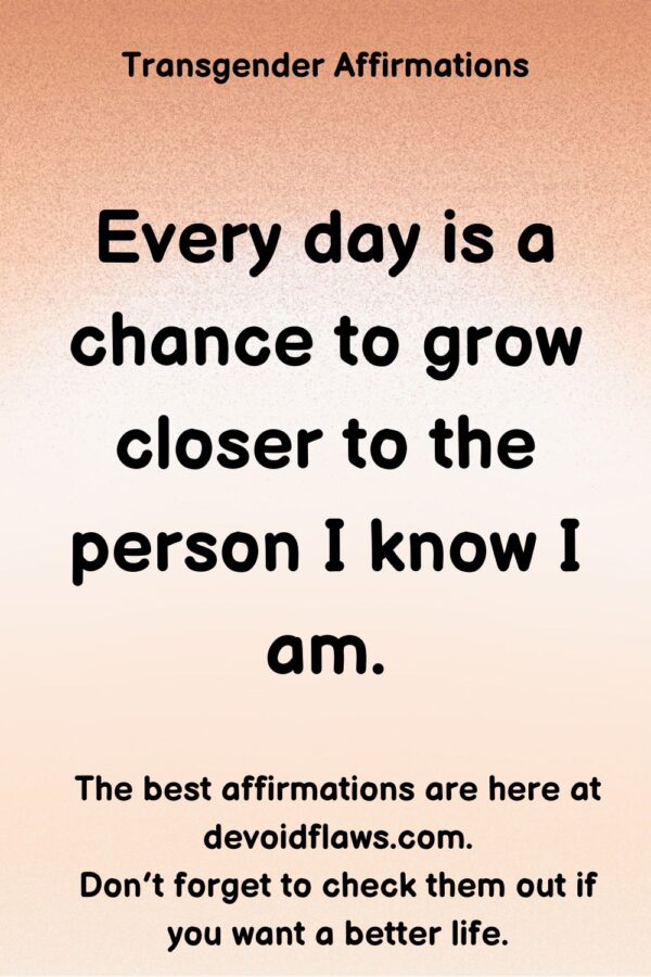 120 Powerful Transgender Affirmations to Repeat Daily