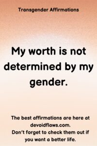 120 Powerful Transgender Affirmations to Repeat Daily