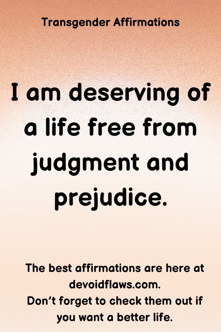 120 Powerful Transgender Affirmations to Repeat Daily