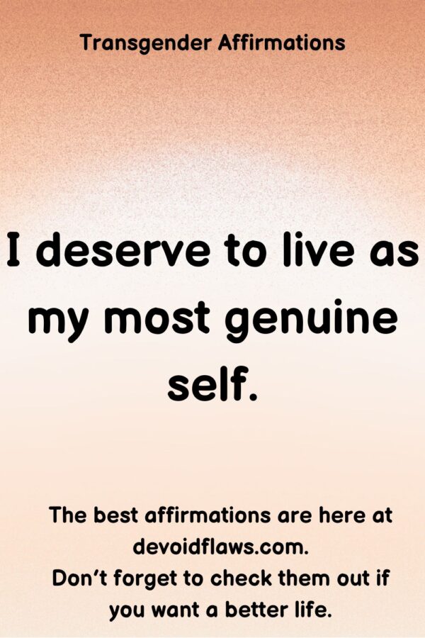 120 Powerful Transgender Affirmations to Repeat Daily