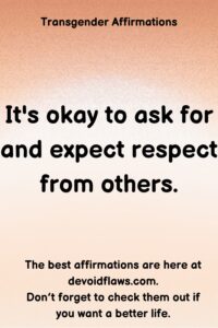 120 Powerful Transgender Affirmations to Repeat Daily