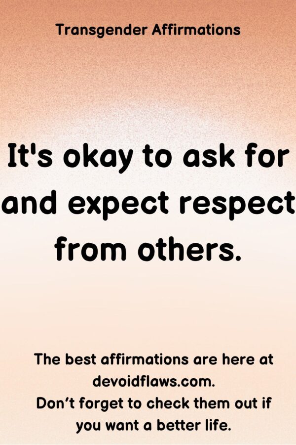 120 Powerful Transgender Affirmations to Repeat Daily