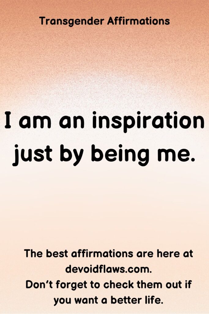 120 Powerful Transgender Affirmations to Repeat Daily