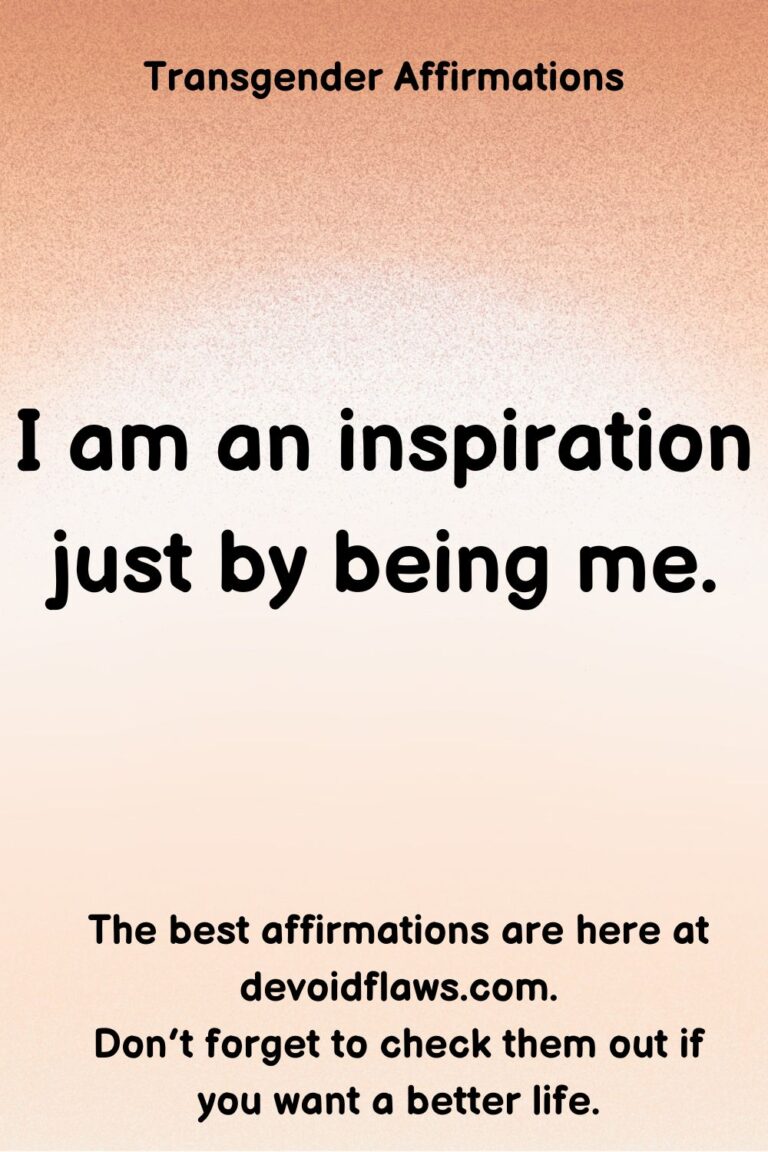 120 Powerful Transgender Affirmations to Repeat Daily