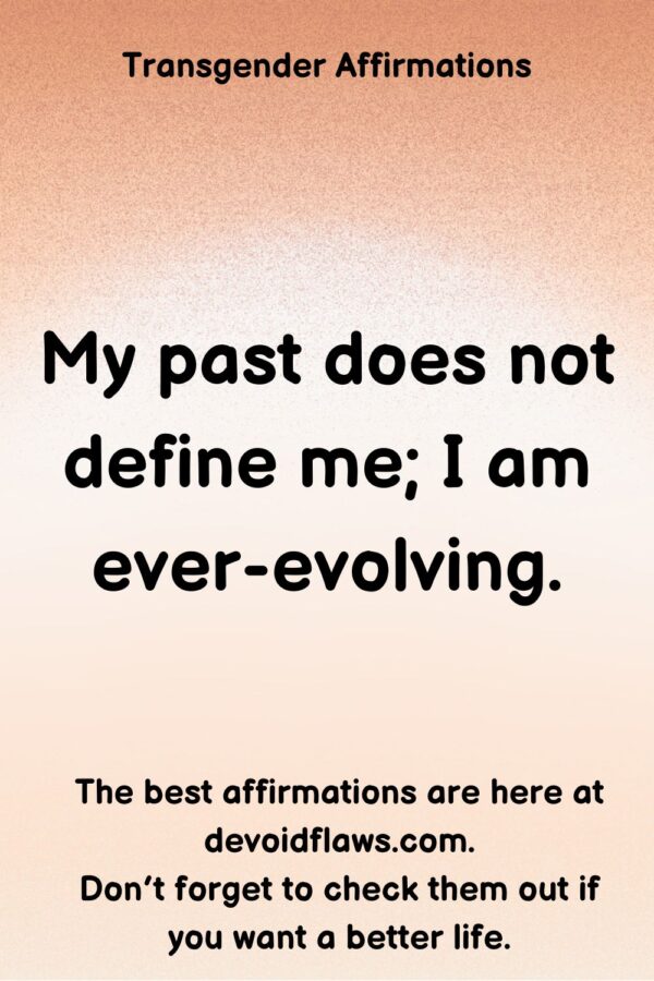 120 Powerful Transgender Affirmations to Repeat Daily